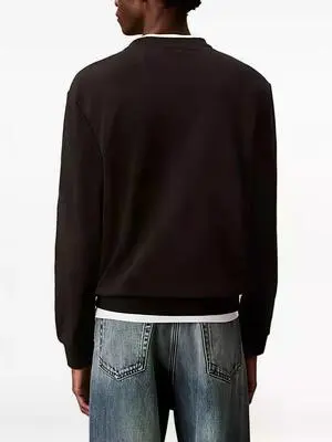 Calvin Klein Logo-patch Crew-neck Sweatshirt