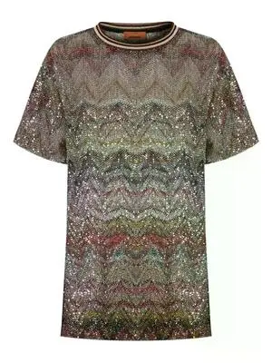 Missoni Zigzag Sequin T-shirt