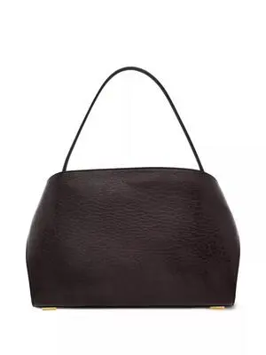 FERRAGAMO Medium Hug Gancini-buckles Shoulder Bag - Brown
