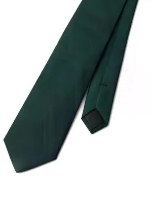 Prada Triangle Logo Neck Tie - Green
