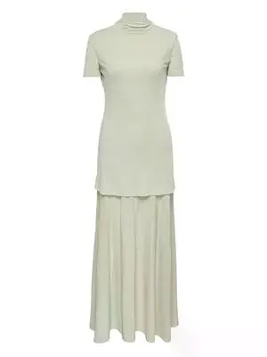 JIL SANDER High-neck Flared Dress