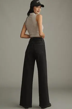 FRAME Le Slim Palazzo High-rise Wide-leg Jeans
