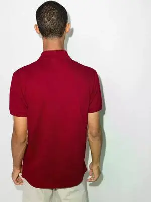Lacoste L1212 Logo-patch Polo Shirt - Red