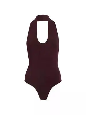Khaite Halterneck Bodysuit - Red