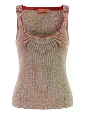 Missoni Metallic Ribbed Top