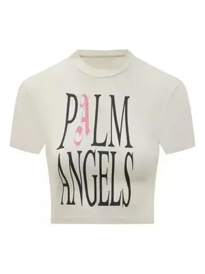 Palm Angels Logo-print T-shirt - White