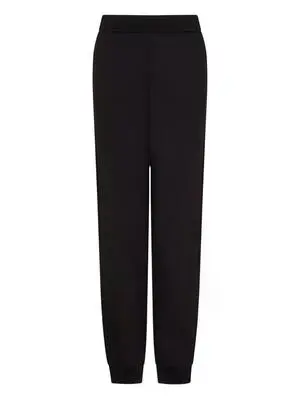 Emporio Armani Elastic-waist Track Pants - Black