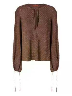 Missoni Balloon Sleeve Blouses