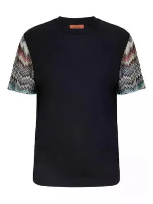 Missoni Zig-zag Sleeve Top