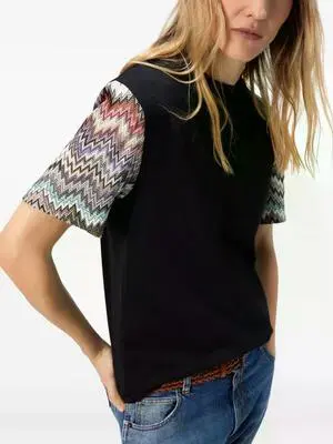 Missoni Zig-zag Sleeve Top