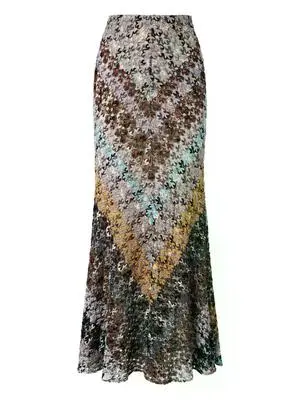 Missoni Zigzag-lace Maxi Skirt