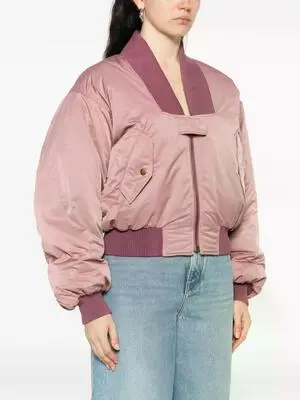 Chloé Cropped Zip-up Bomber Jacket