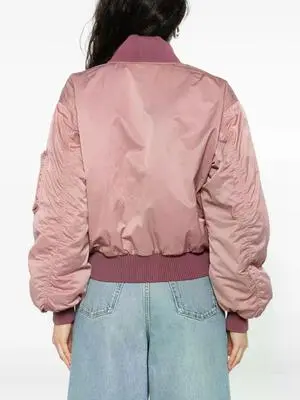 Chloé Cropped Zip-up Bomber Jacket