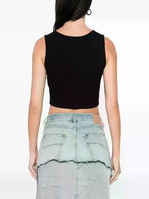 VIVIENNE WESTWOOD Orb-embellished Sleeveless Top - Black