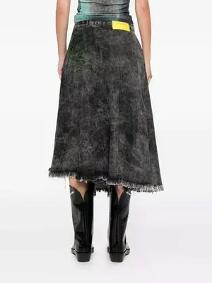 MARQUES' ALMEIDA Belted Denim Skirt