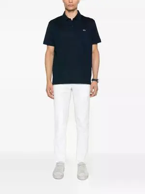 Paul & Shark Logo-detail Polo Shirt - Blue
