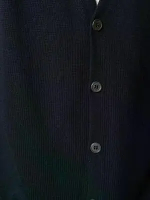 BARBA NAPOLI Sleeveless Virgin Wool Cardigan