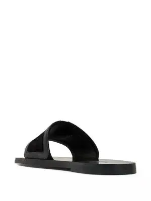 Valentino Garavani Viva Superstar Leather Flat Sandals