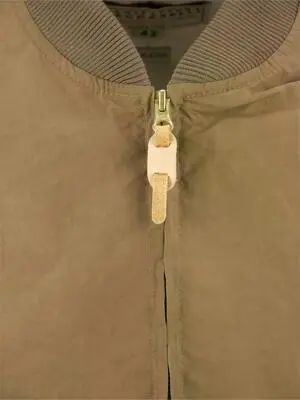 CECCARELLI Cotton Zip-front Bomber Jacket - Brown