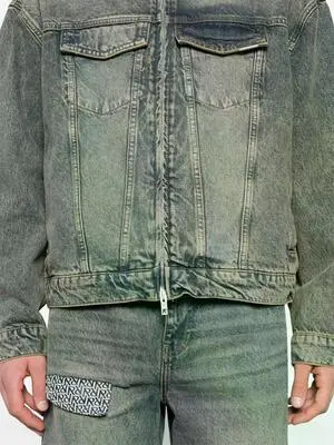REPRESENT R4 Washed-denim Jacket - Blue