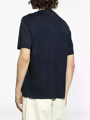 Paul & Shark Crew-neck Cotton T-shirt - Black