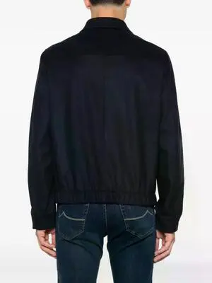 Incotex Zip-up Wool Blend Jacket
