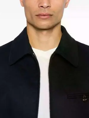 Incotex Zip-up Wool Blend Jacket
