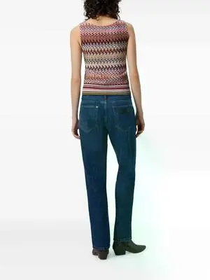 Missoni Five-pocket Cotton Bootcut Jeans
