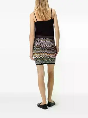 Missoni Zigzag-pattern Mini Skirt