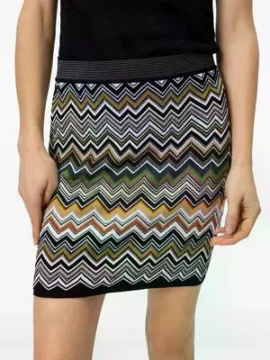 Missoni Zigzag-pattern Mini Skirt