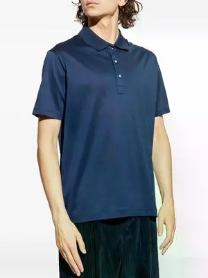 Paul & Shark Logo-embroidered Polo Shirt - Blue