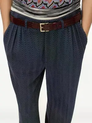 Missoni Zigzag-pattern Pleated Trousers
