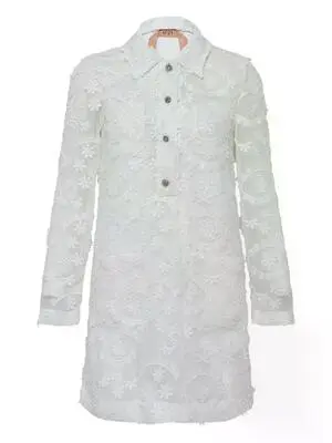 N°21 Floral-embroidered Dress