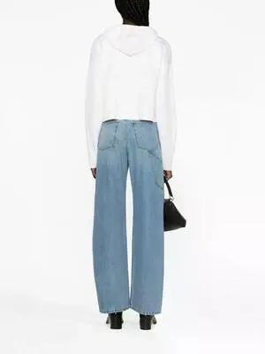 Loewe Cropped Zip-up Hoodie