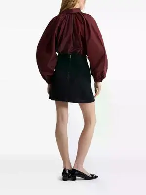 PATOU Bubble-sleeve Collar Blouse