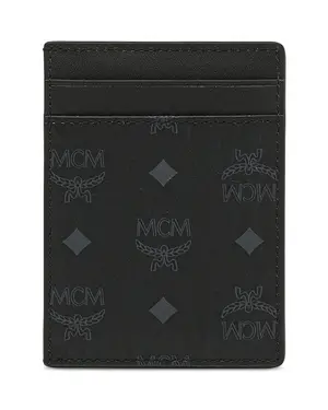 Mcm Visetos Card Case - Black