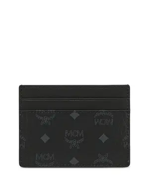 Mcm Visetos Card Case - Black