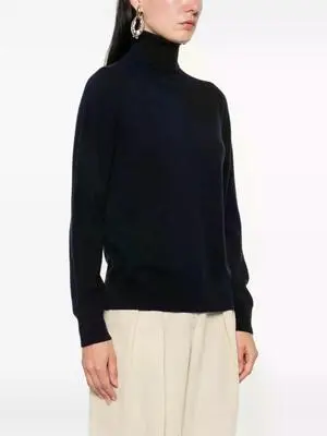 Emporio Armani Roll-neck Cashmere Sweater - Blue