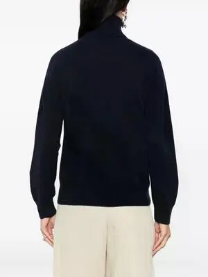 Emporio Armani Roll-neck Cashmere Sweater - Blue