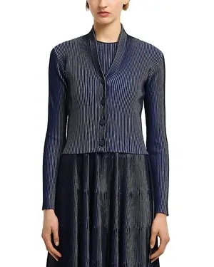 Emporio Armani Striped Cardigans For Women