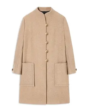 Emporio Armani Mock Neck Coat