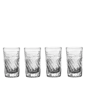 WILLIAM YEOWARD CRYSTAL Jessie Cocktail Tumblers, Boxed Set Of 4