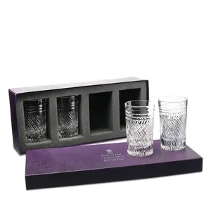 WILLIAM YEOWARD CRYSTAL Jessie Cocktail Tumblers, Boxed Set Of 4