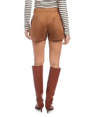 Fifteen Twenty Faux Suede Modern Shorts