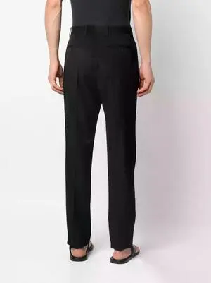 Saint Laurent Pressed-crease Straight-leg Trousers