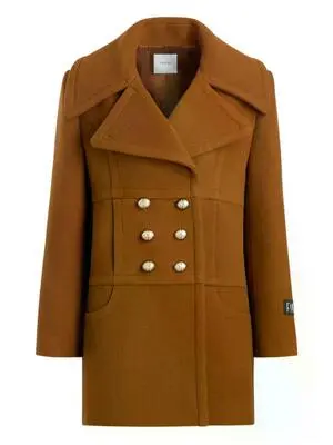 Patou Double-breasted Buttoned Coat