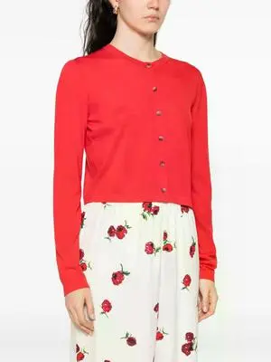 Khaite Brieta Cardigan - Red