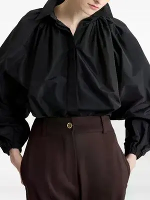PATOU Bubble-sleeve Blouse - Black