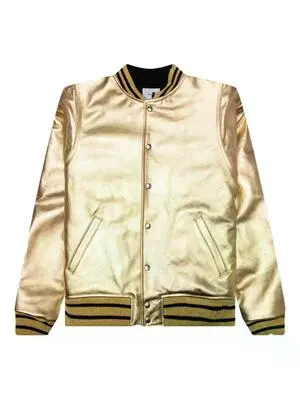 Rhude Leather Bomber Jacket