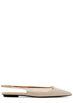 TOD'S Slingback Ballerina Flats - Sand